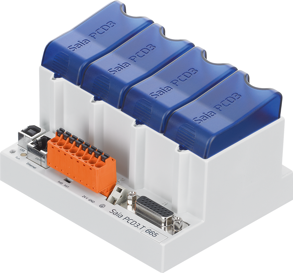PCD3.T760 SAIA BURGESS Главная станция Profibus DP RIO, удаленная, с 4 ...